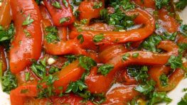 Receta Morrones Marinados - LOCOS X LA PARRILLA